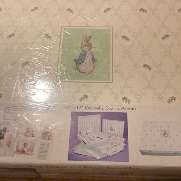 Eden | Accessories | Peter Rabbit By Eden Keepsake Box With Album Cream ...